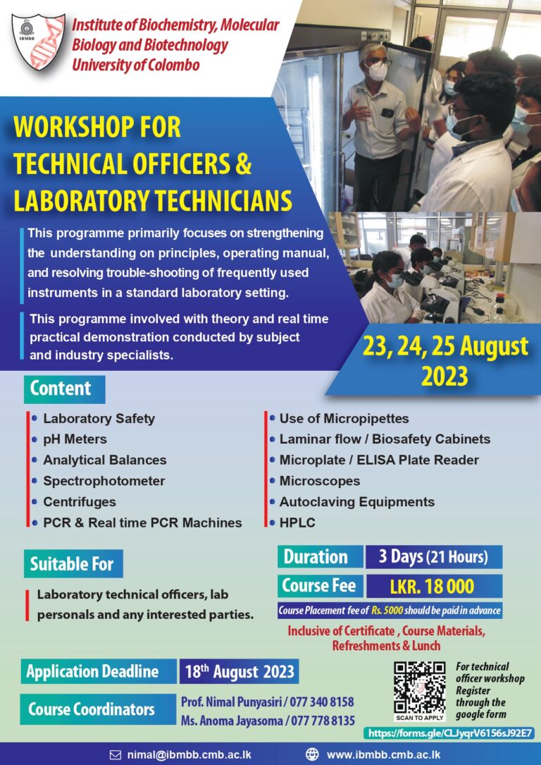 Institute of Biochemistry, Molecular Biology and Biotechnology ...